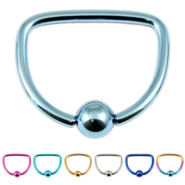 Titanium D Ring – bodyjewellery.co.uk