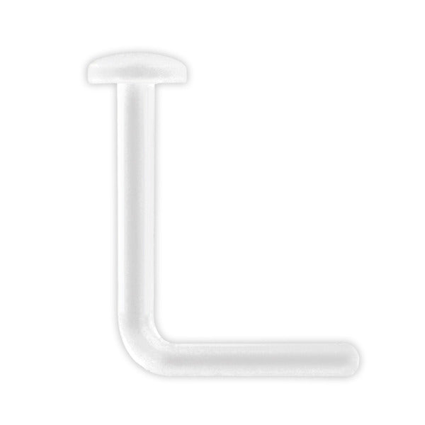 Acrylic Flexible L Shaped Nose Stud Retainer (Hide it) – bodyjewellery ...