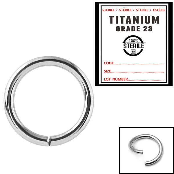 Sterile Titanium Continuous Twist Rings – bodyjewellery.co.uk
