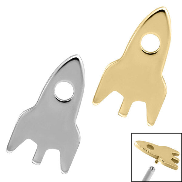 Steel Rocket for Internal Thread shafts in 1.2mm – bodyjewellery.co.uk